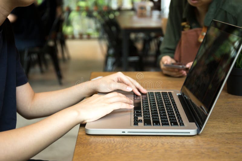 Young Business People Team Up Working with Computer Stock Image - Image ...