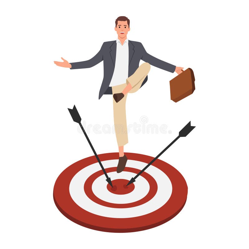 Businessman Avoiding Risk Indicates Unsteady Danger and Problems Stock ...