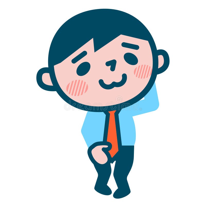 Businessman Embarrassed at Work Stock Vector - Illustration of trade ...