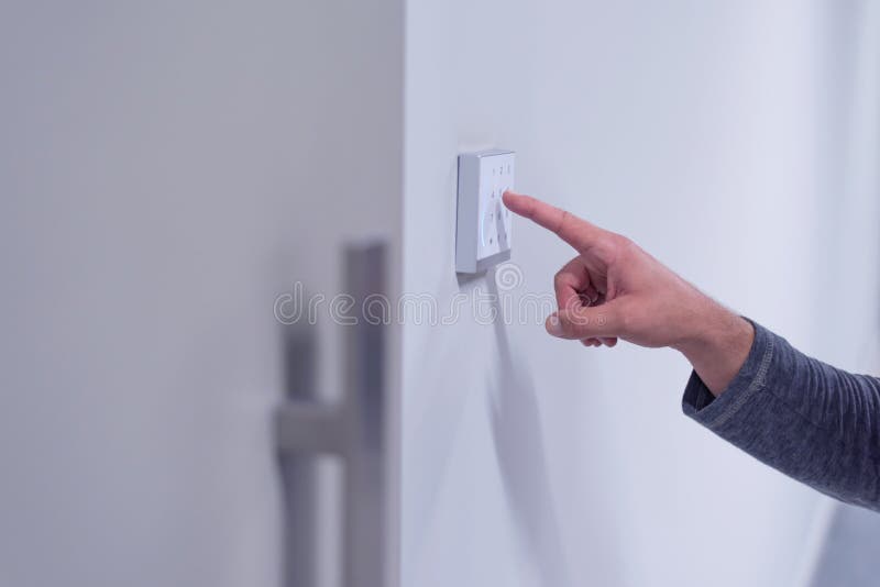 Entering the Key To Access User Desktop Stock Photo - Image of http ...