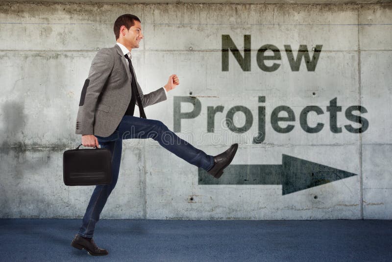 Project Characters Show Venture Projects and Tasks Stock Illustration ...