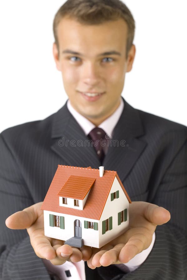 Serving the Best House Service Stock Photo - Image of businessman ...