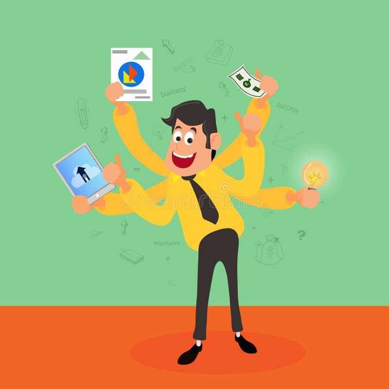 Multitasking Infographic Elements Stock Illustrations – 33 Multitasking ...