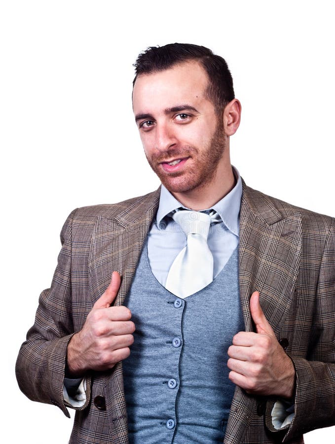 Intriguing look of man stock photo. Image of casual, model - 31504644