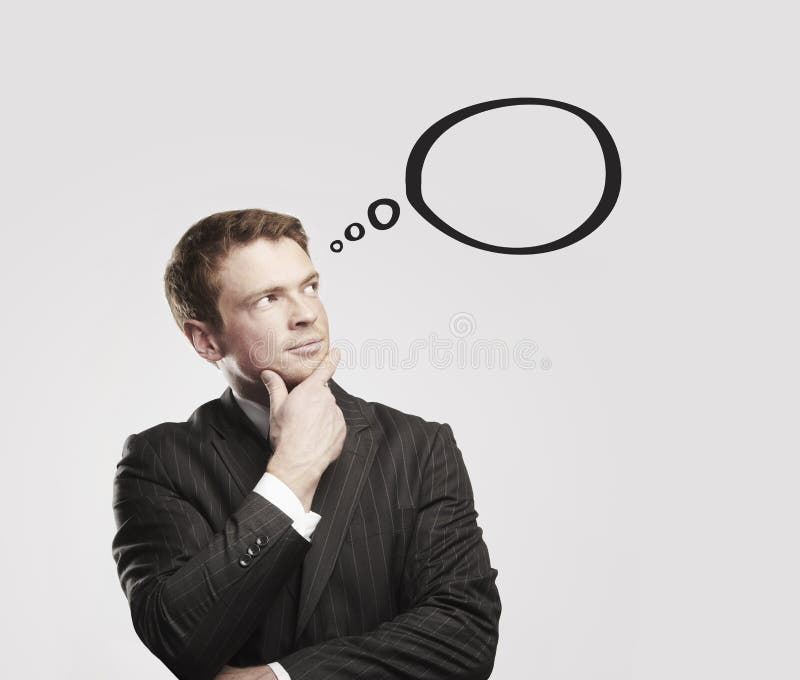 Open Minded Man Speech Bubbles Inside Stock Photos - Free & Royalty ...
