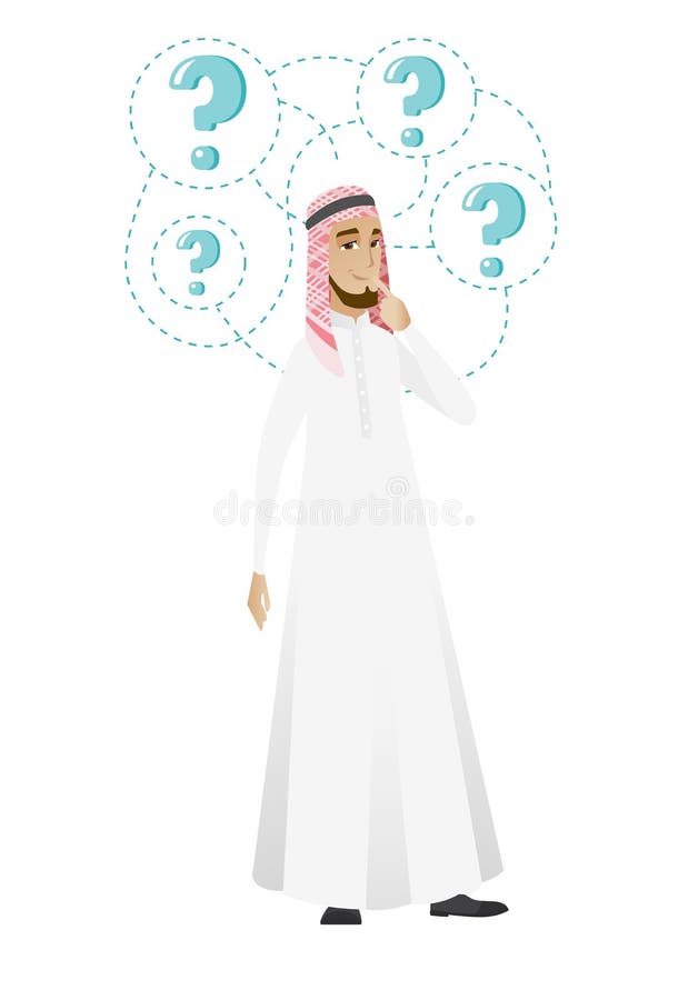Muslim Thinking Stock Illustrations – 359 Muslim Thinking Stock ...