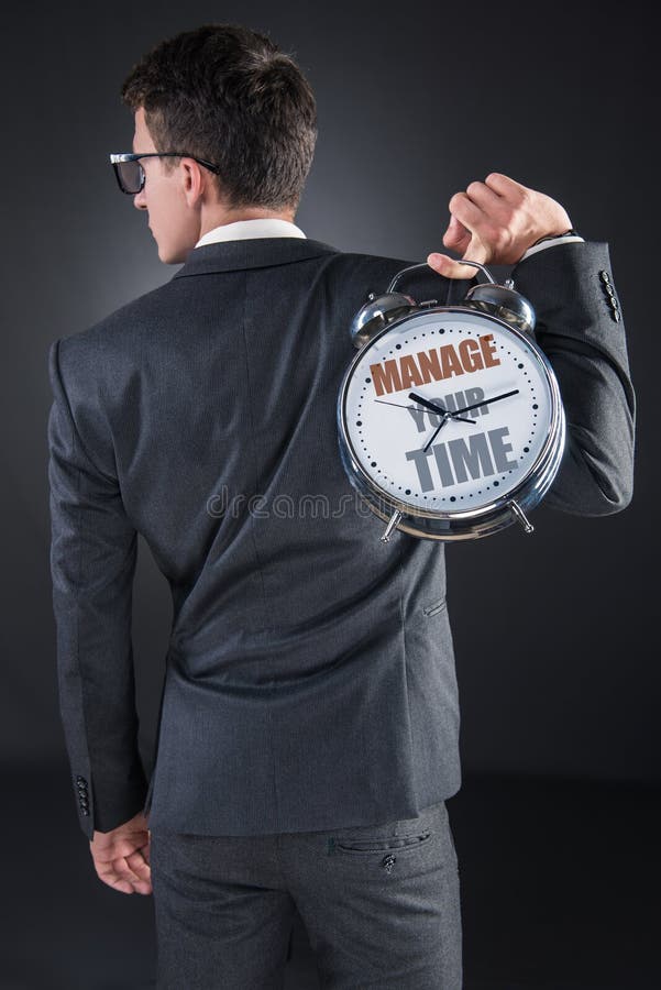Businessman time stock photo. Image of turn, seven, break - 632992