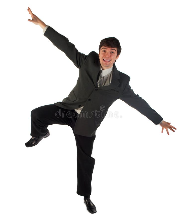 Young businessmen fly stock image. Image of adult, office - 4950149