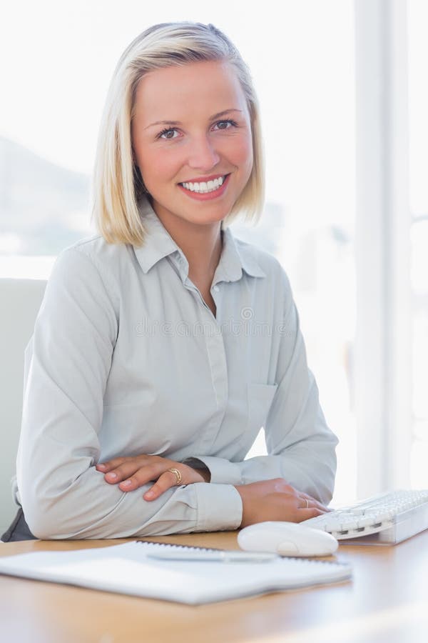 Beautiful Blonde Business Woman Standing in Office Stock Photo - Image ... Beautiful Blonde Business Woman Standing in Office Stock Photo - Image ...