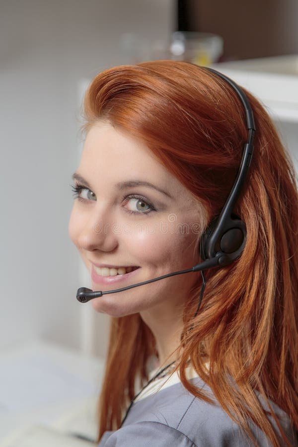 Young call operator stock image. Image of confident, people - 38529077
