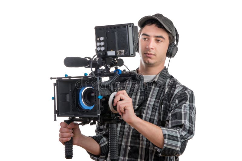 Cameraman stock photo. Image of professional, human, adult - 38093594