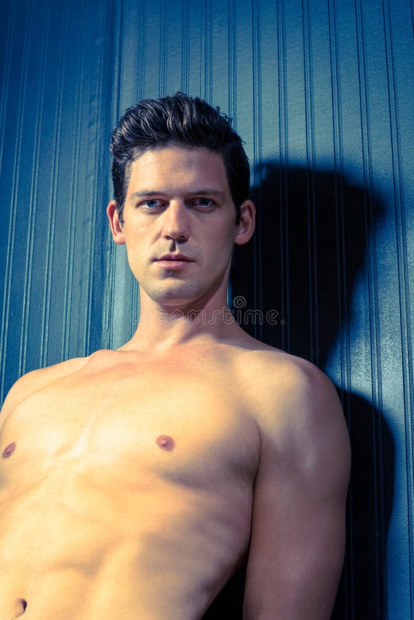 Young Caucasian Man with Athletic Body Stock Photo - Image of beauty ...