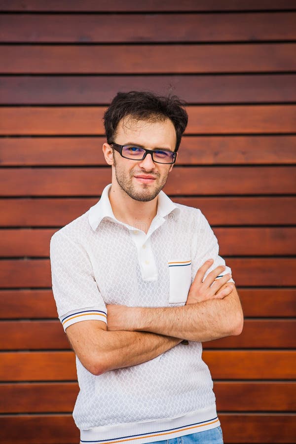 Young Caucasian Man Portrait Stock Photo - Image of male, cheerful ...