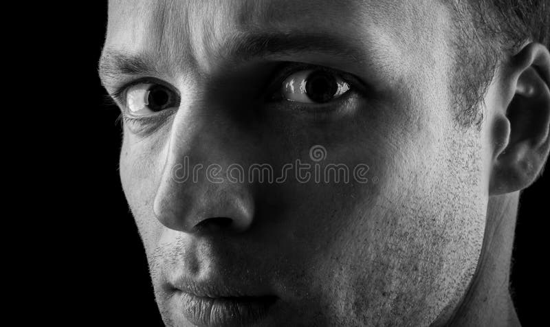 Evil, Angry, Serious, Eyes, Look Man, Looking into the Camera, Black ...