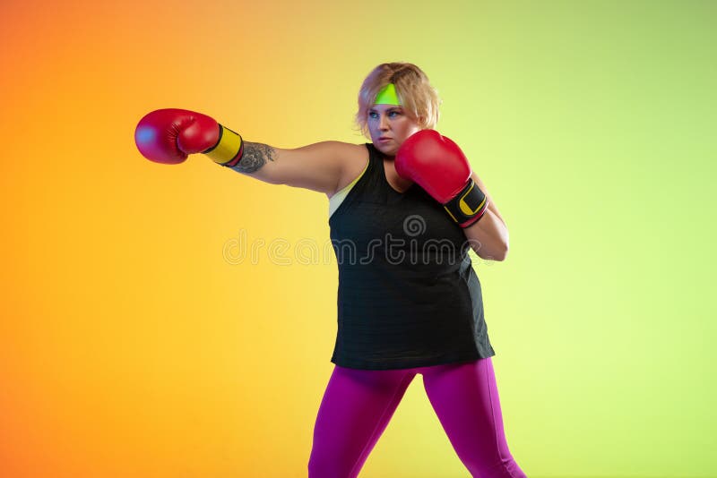 Plus Size Boxing Model Stock Photos - Free & Royalty-Free Stock Photos ...