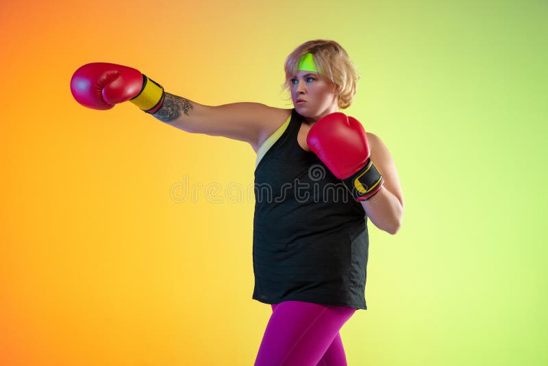 Plus Size Boxing Model Stock Photos - Free & Royalty-Free Stock Photos ...