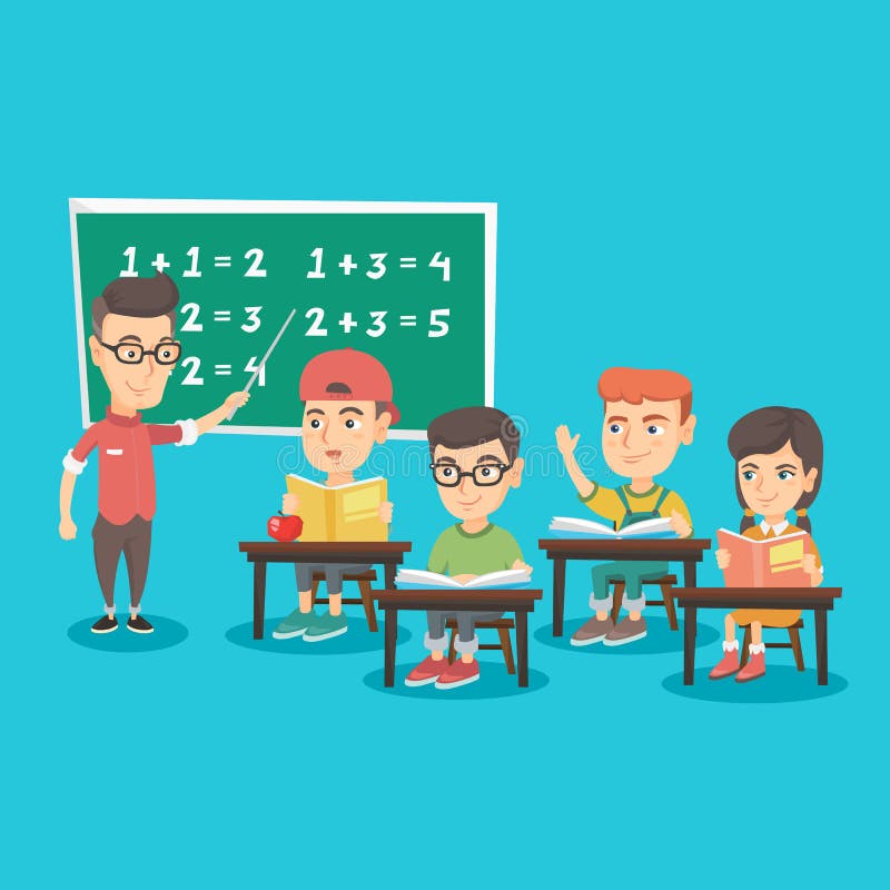 Boy Explaining To Girl Stock Illustrations – 74 Boy Explaining To Girl ...