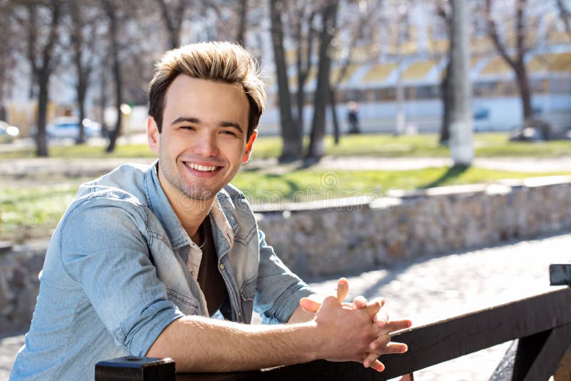 Young cheerful man stock image. Image of happy, cool - 115115965