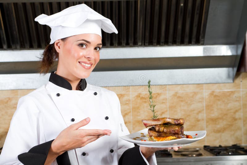 Young chef stock photo. Image of friendly, meat, aged - 14985474