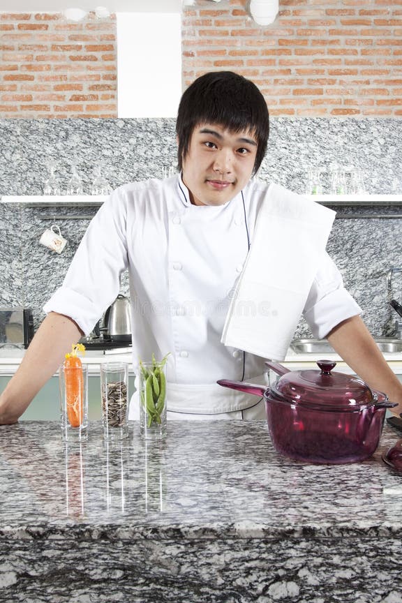 Young Chef stock photo. Image of chinese, jobs, expediter - 17972786