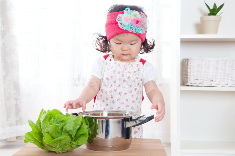 Young chef stock photo. Image of child, concept, beautiful - 87365890