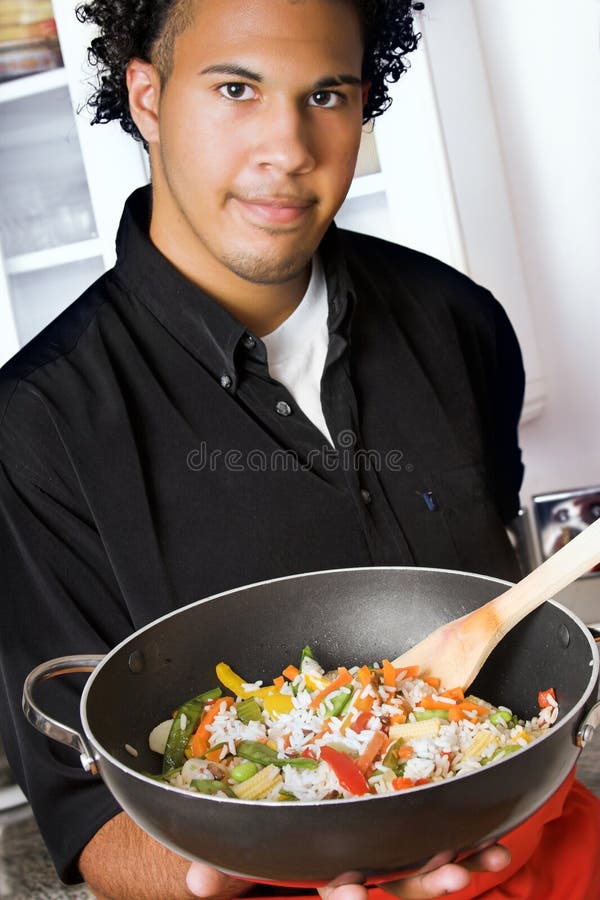 Young chef plating food stock image. Image of recipe, cook - 3787561