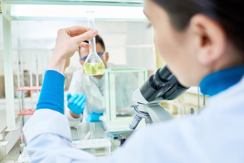 Young Chemist at Work stock photo. Image of desk, science - 110184412