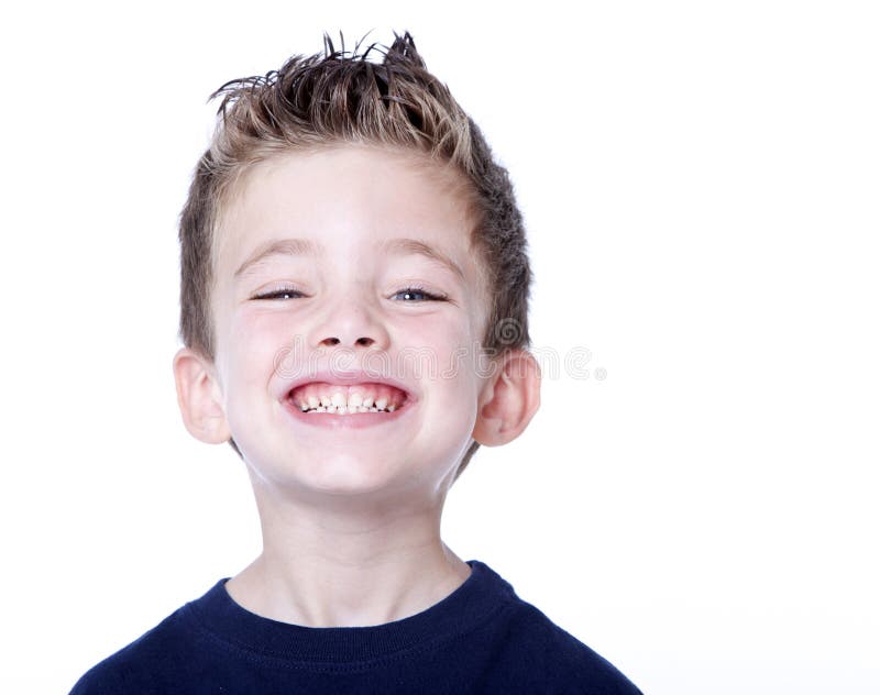 Young child portrait stock photo. Image of happy, isolated - 21052946