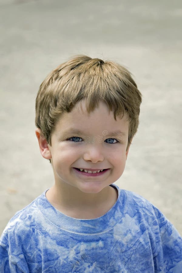 Young child smiling stock image. Image of emotion, male - 7655979