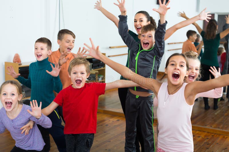 Having fun at dance class stock image. Image of active - 35388527
