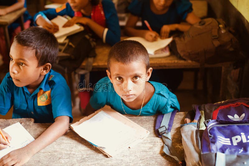 Young Children Studying in a Classroom Unique Photo Editorial Image ...
