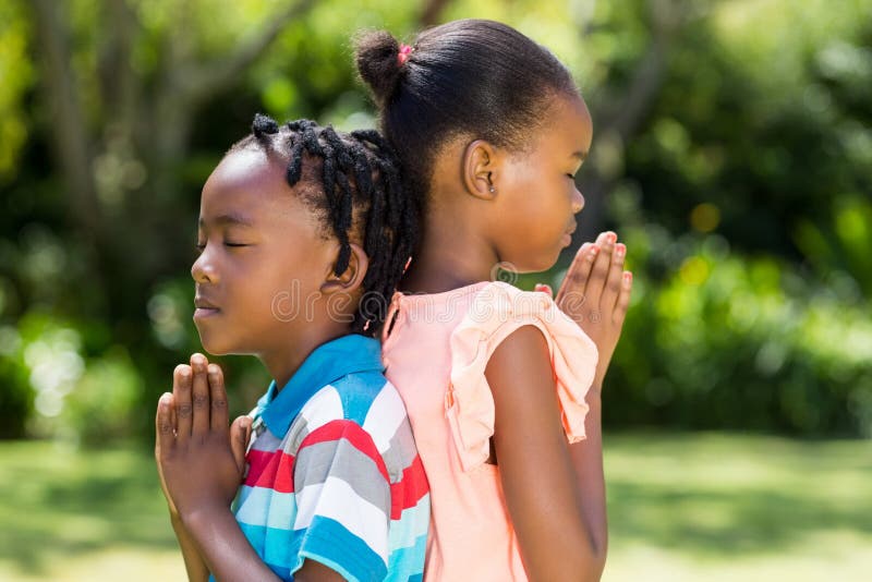 Young children thinking stock image. Image of grass, female - 69806223