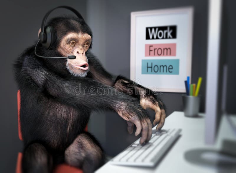 Stay at Home Work from Home for Your Health Stock Image - Image of home ...