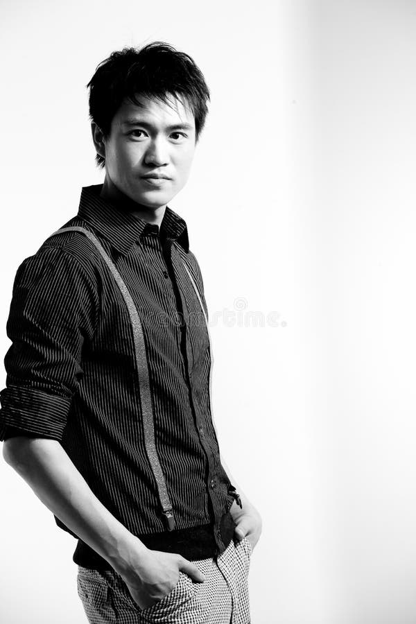 Young chinese man stock image. Image of hoops, musel, portrait - 5144323