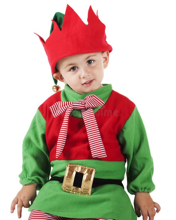 Young Christmas Elf stock image. Image of christmas, cute - 20954003