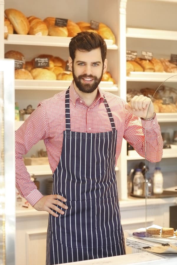 Young coffee shop owner stock photo. Image of modern - 38059402