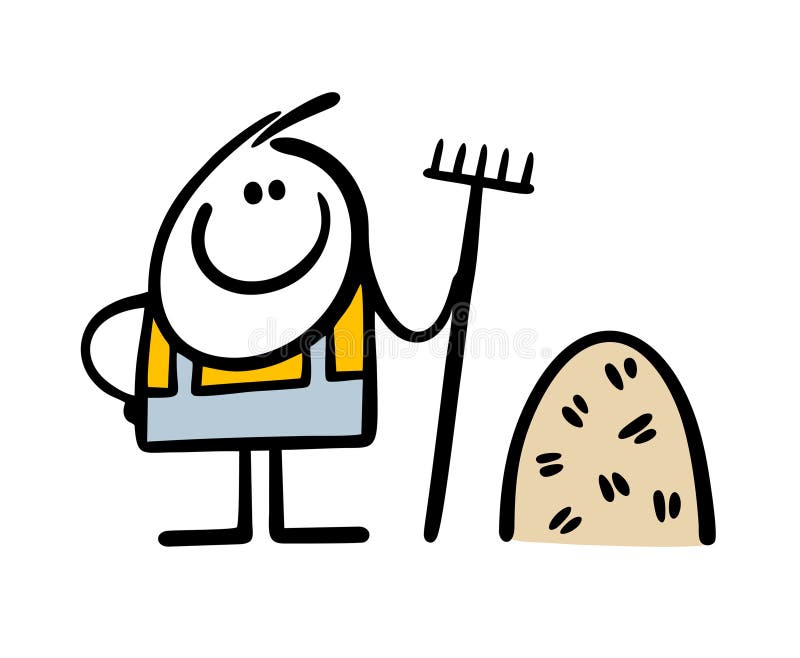 Stickman Farmer Stock Illustrations – 106 Stickman Farmer Stock ...