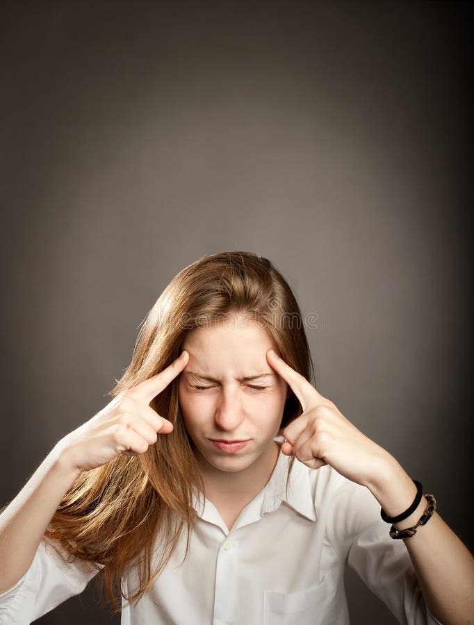 Young concentrated woman stock photo. Image of lifestyle - 33089322