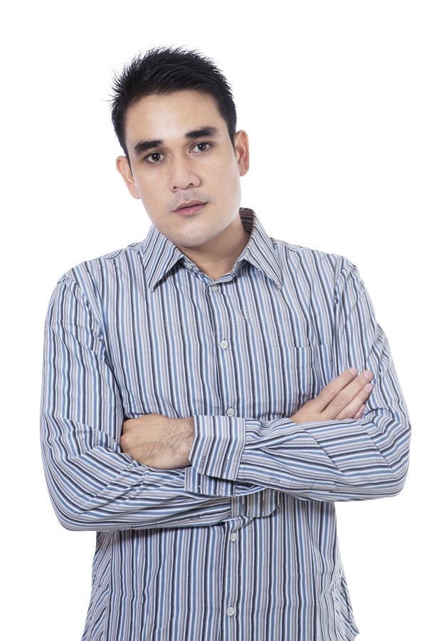 A Young Confidence Man stock image. Image of isolated - 34090417