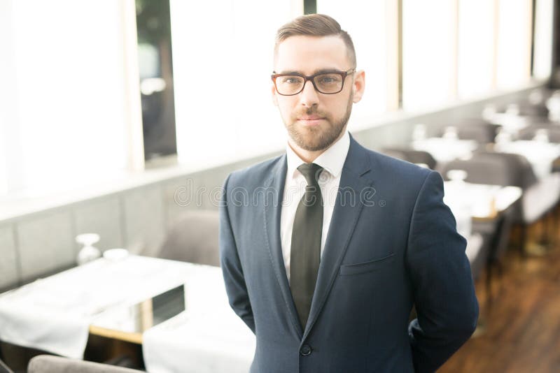 Director of restaurant stock photo. Image of document - 137024056