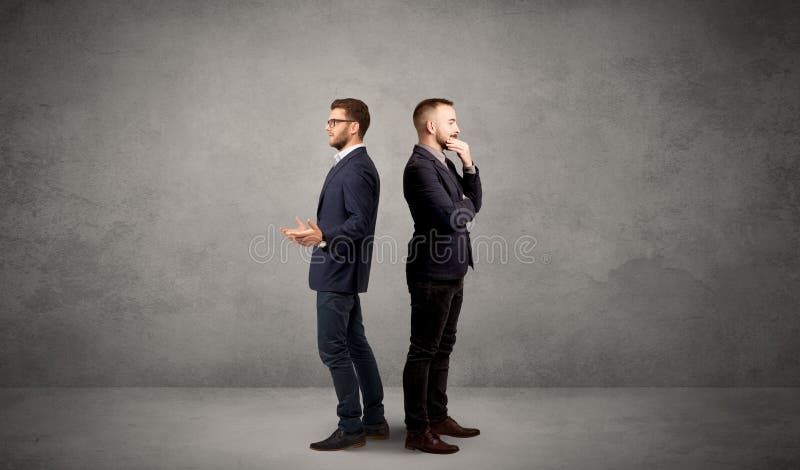 Businessman with Two Choices Stock Photo - Image of hardship ... Businessman with Two Choices Stock Photo - Image of hardship ...