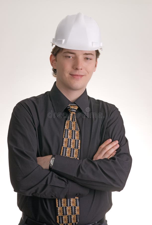 Young Construction Engineer Stock Photo - Image of looking, manager ...