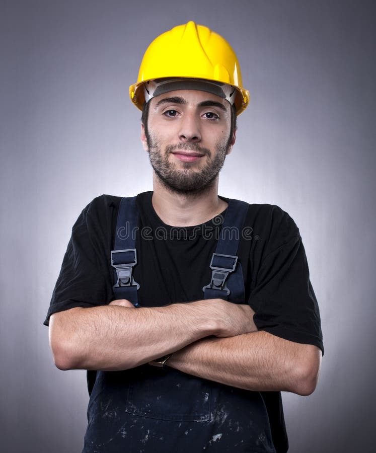 Young construction worker stock photo. Image of people - 25307638