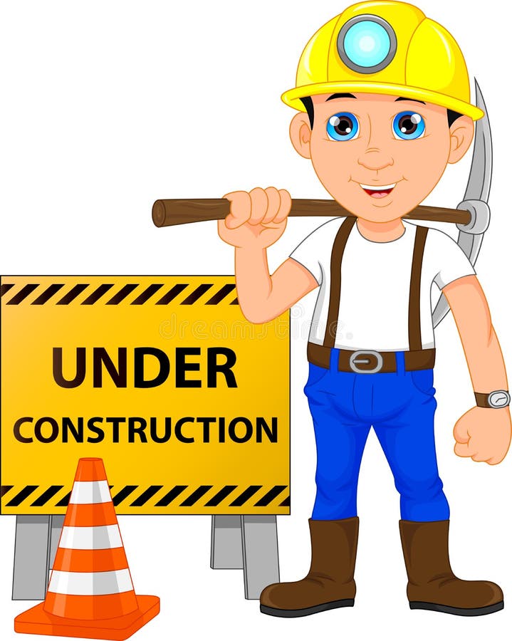 Under Construction Sign Animated