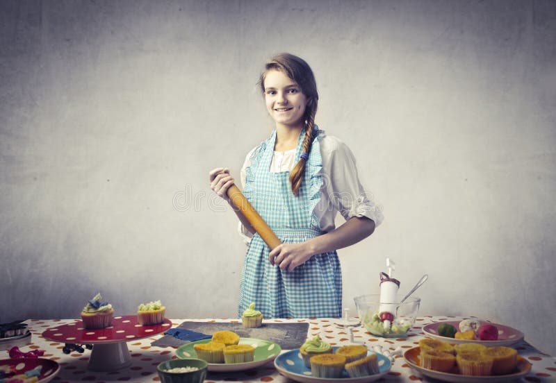 Young cook stock photo. Image of cake, happy, caucasian - 24093136