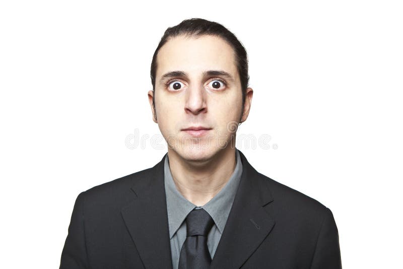 Young Cool Businessman Face Expression Stock Photo - Image of portrait ...