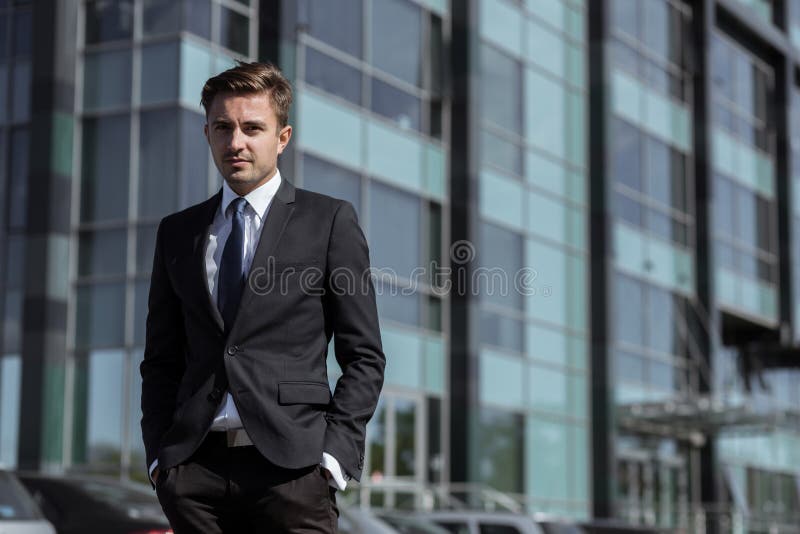 Young corporate manager stock image. Image of handsome - 61174867
