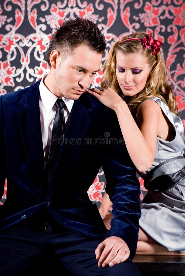 Attractive and rich couple stock image. Image of elegant - 3031407