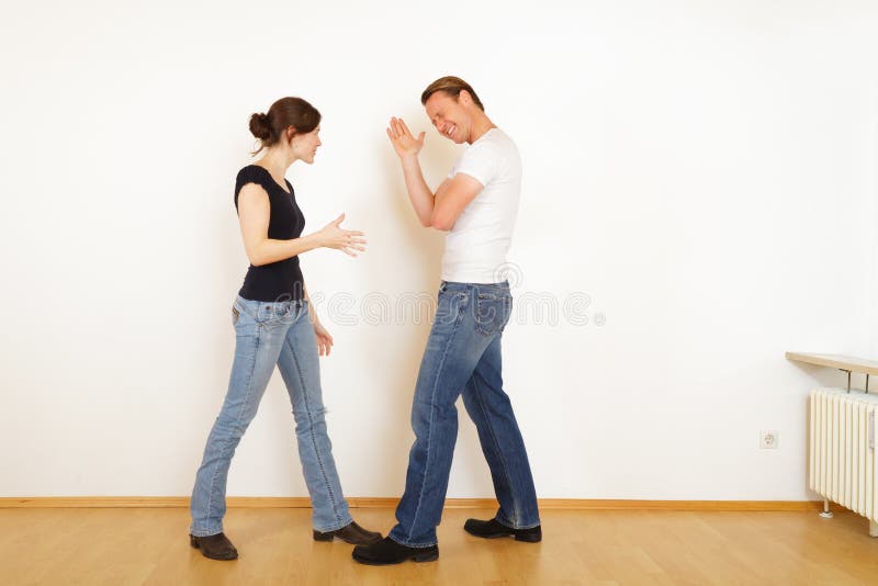 Young Couple Arguing stock image. Image of relationship - 141255517