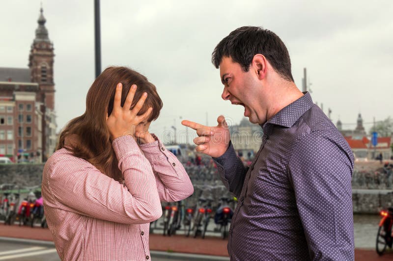Young Couple into an Argument Stock Photo - Image of people, dispute ...